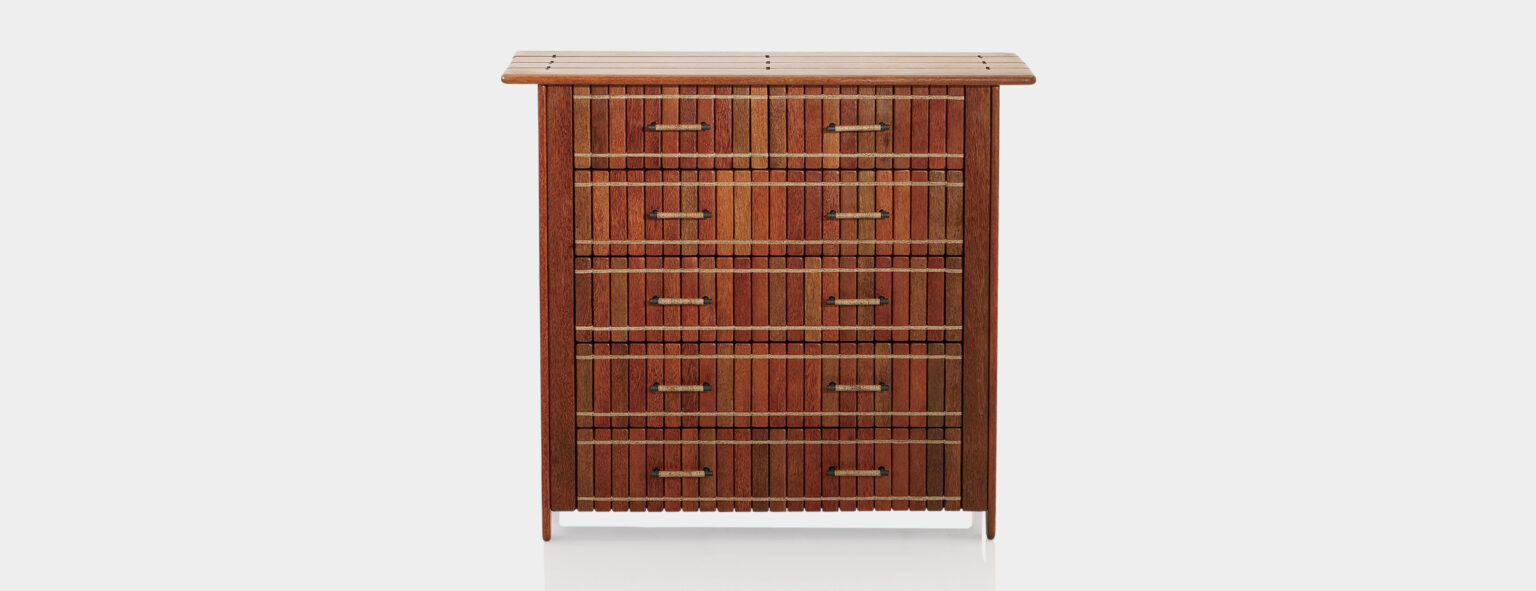 Six Drawer Upright Unit - PACIFIC GREEN FURNITURE : Exotic Palmwood ...